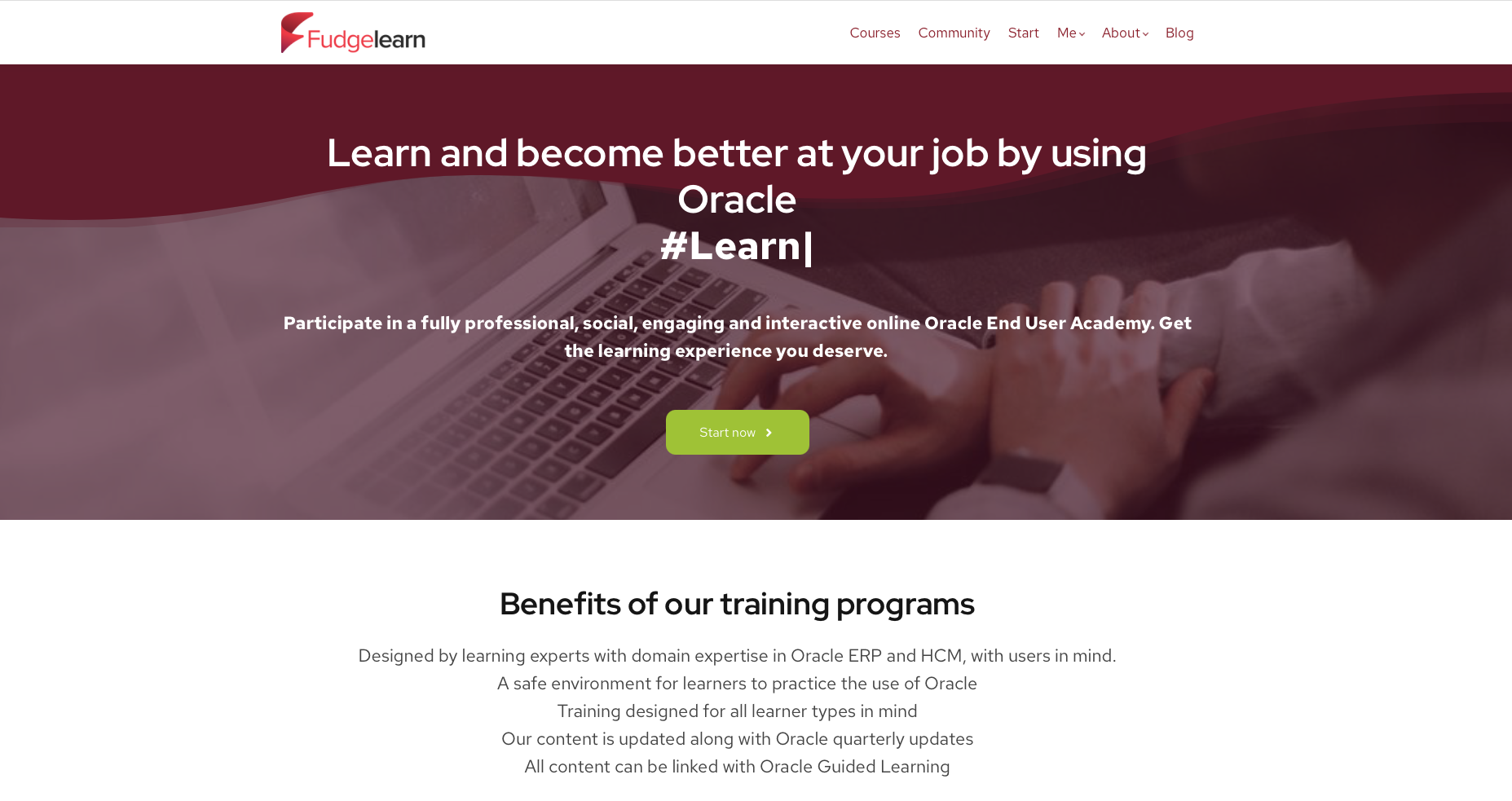 Fudgelearn - Oracle User-Adoption Academy Training